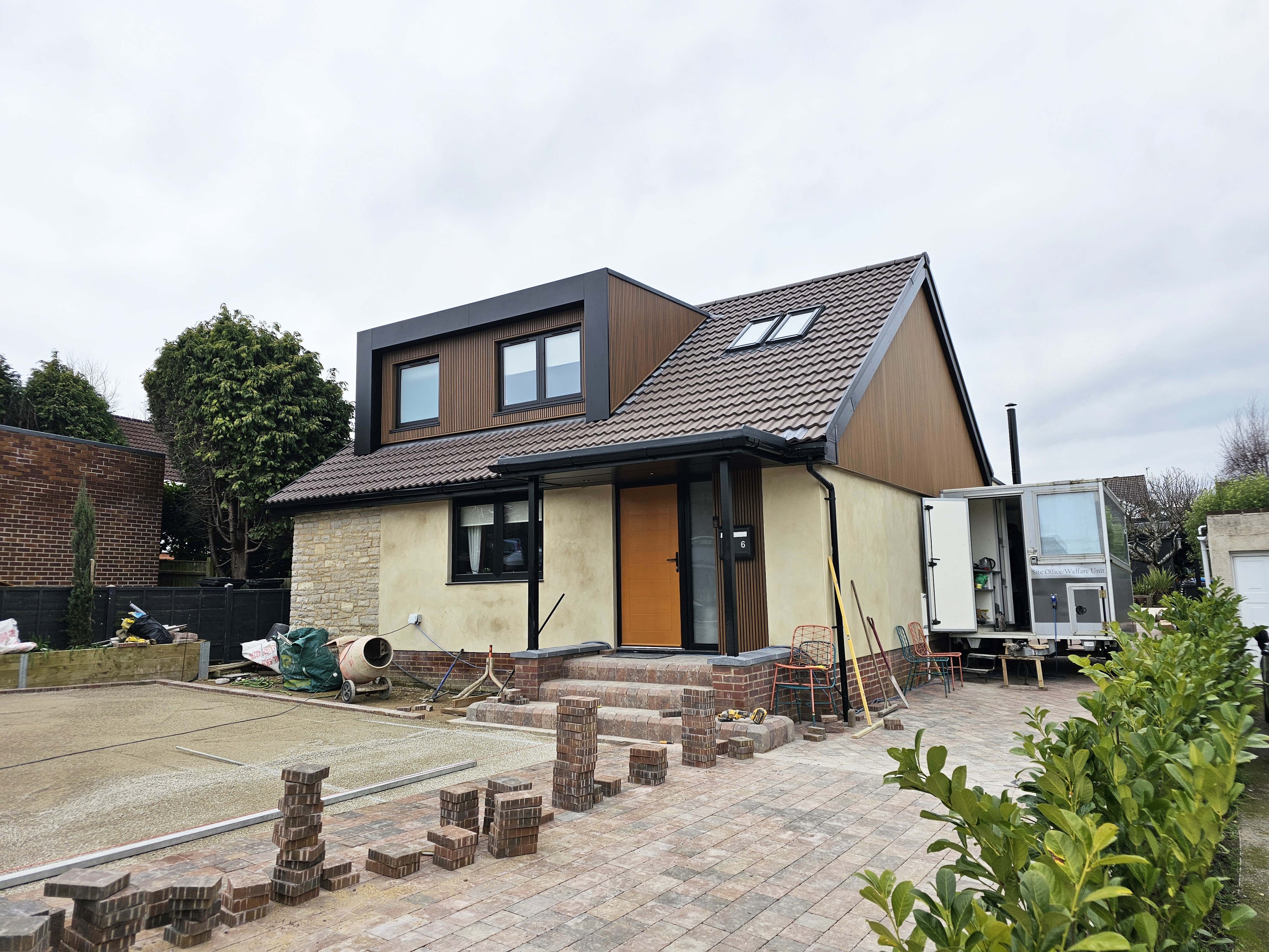 Roof and single storey rear extension, and porch infill, Swanage | Tom ...