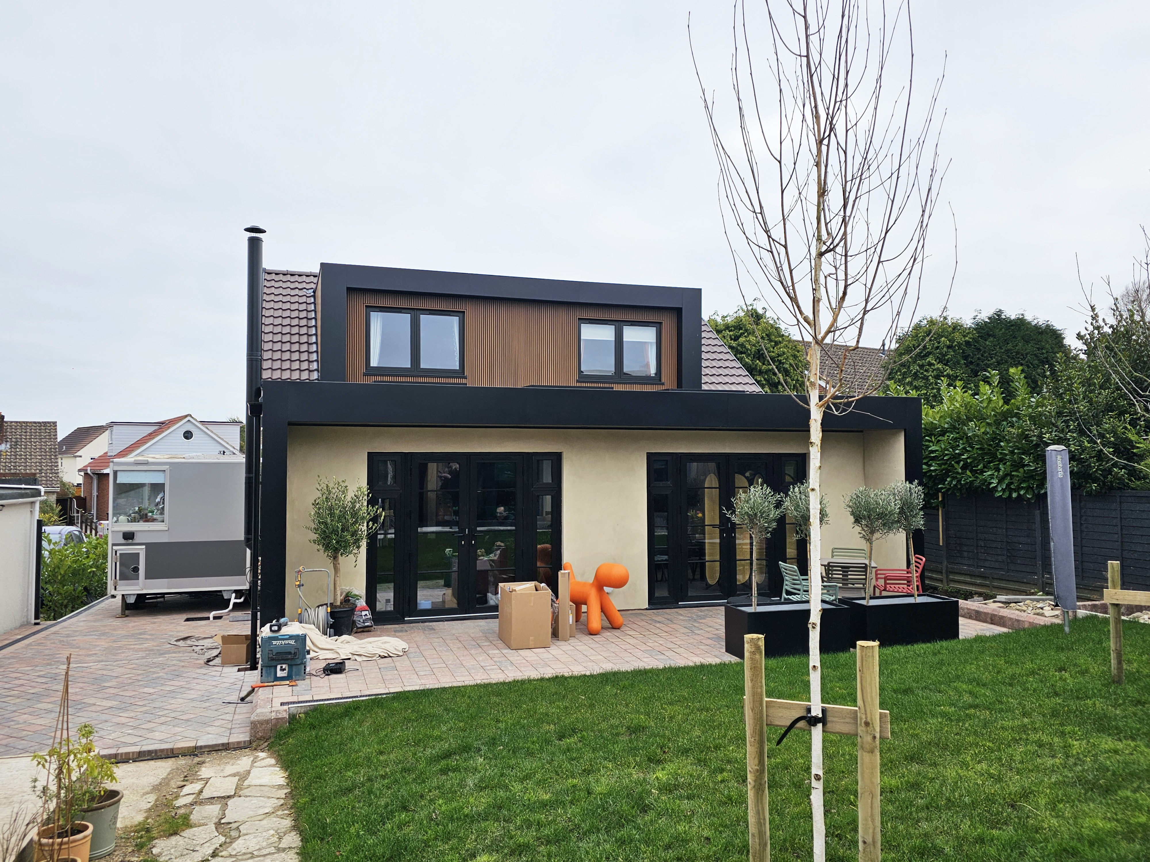 Roof and single storey rear extension, and porch infill, Swanage | Tom ...